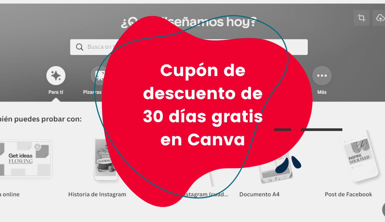 Cupón de descuento de 30 días gratis en Canva | coMsentido